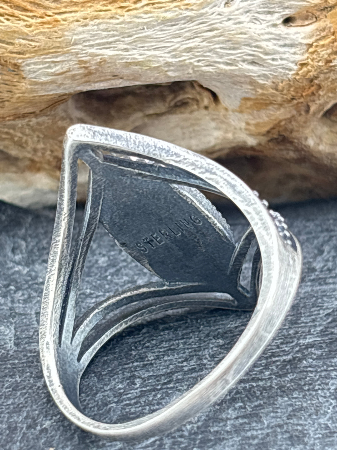 Oxidized Southwest Queen Conch Ring Size 10 – The Collective Jewelry & Gems