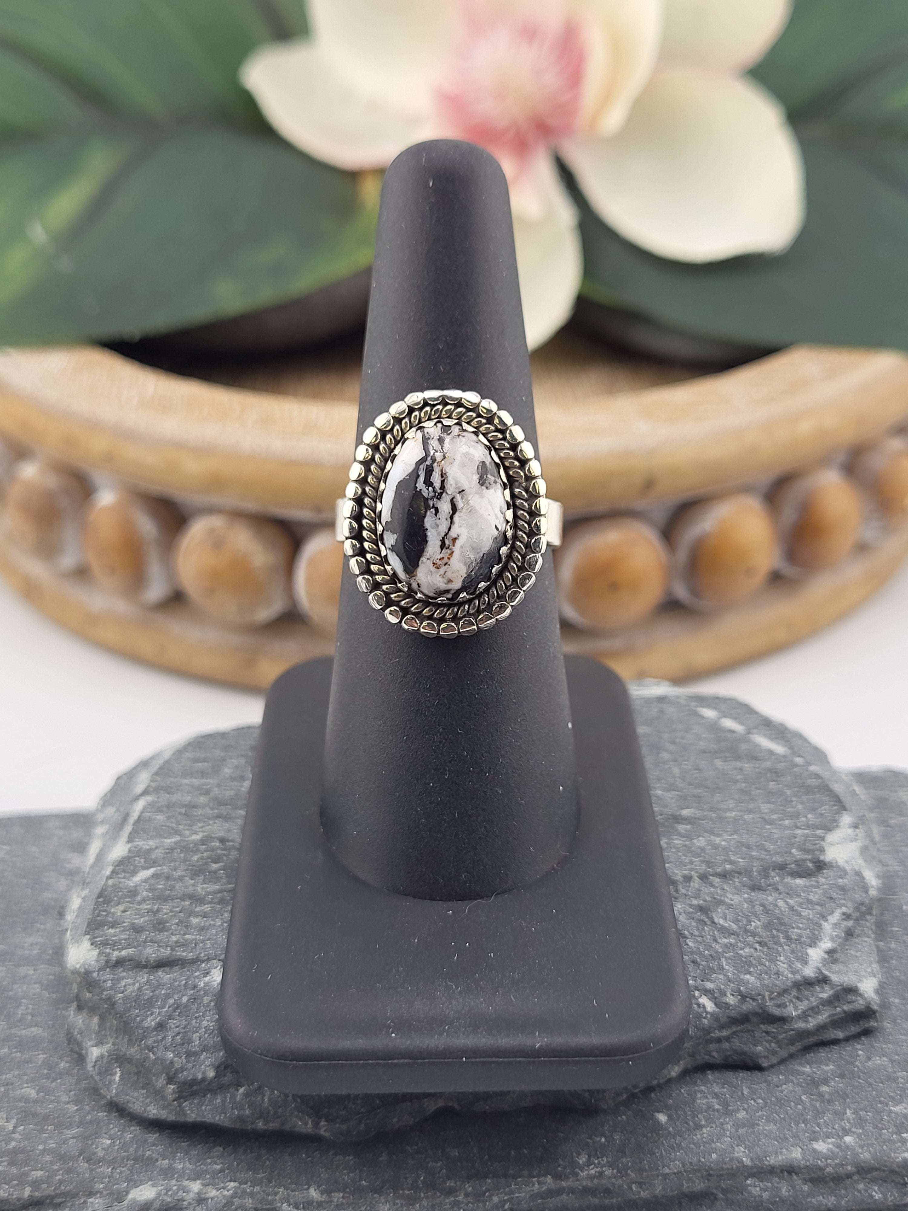 White Buffalo Teardrop Ring – The Collective Jewelry & Gems