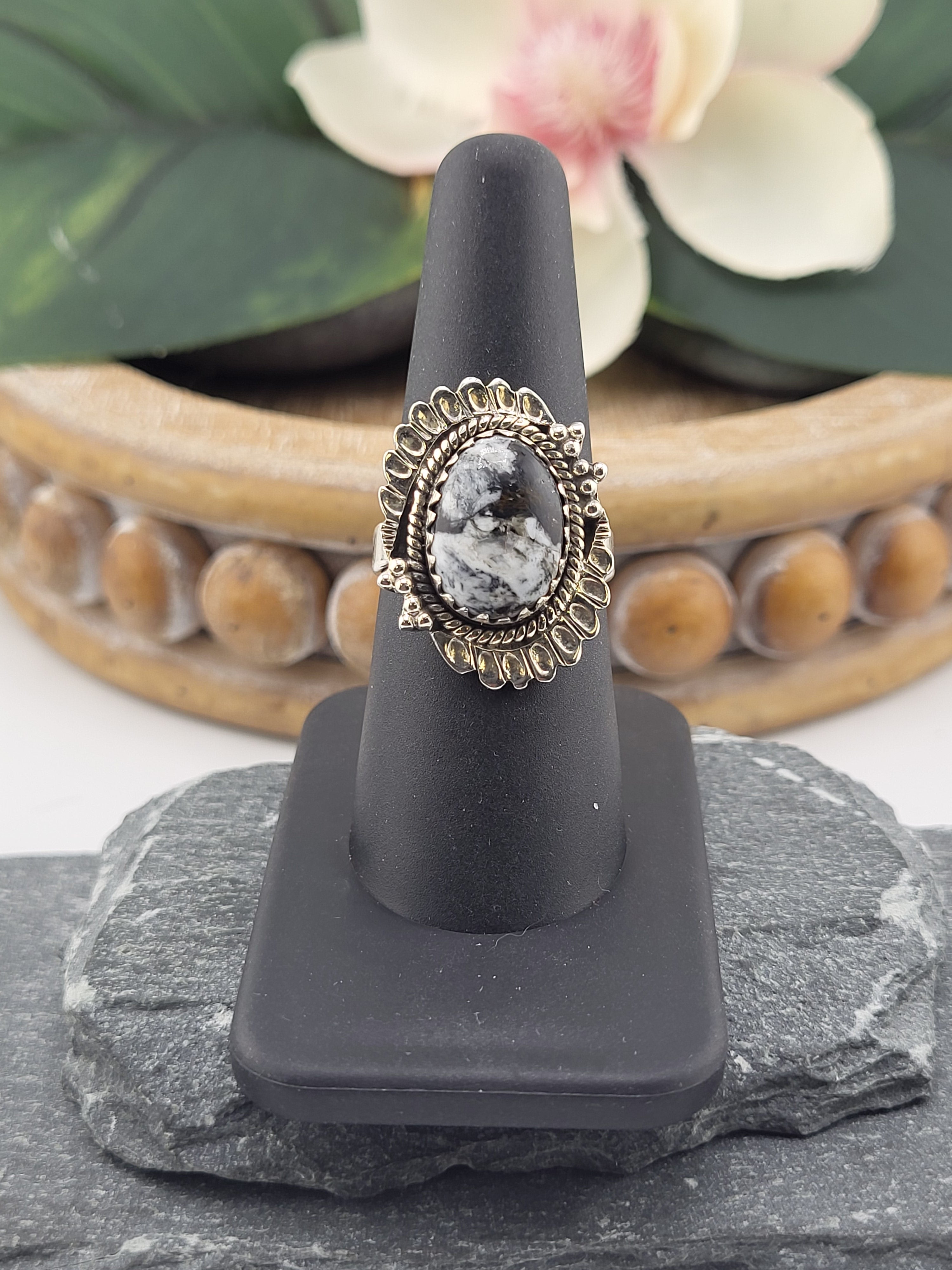 White Buffalo Teardrop Ring – The Collective Jewelry & Gems