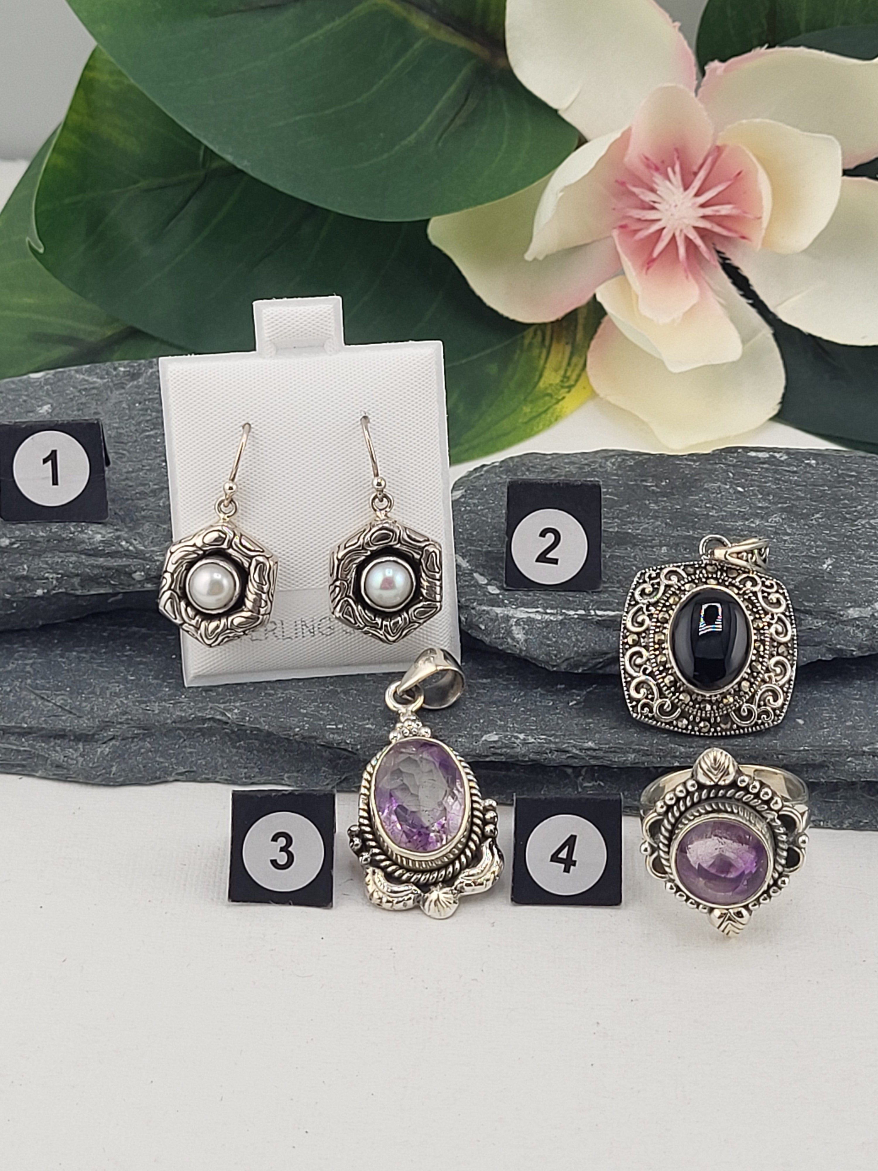 RESERVED FOR: Mandy - 1/4/2025 - 4 Sterling Silver Items – The ...