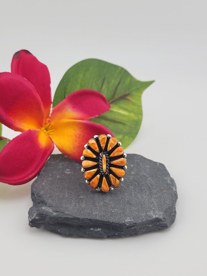 Spiny Oyster Needlepoint Ring – The Collective Jewelry & Gems